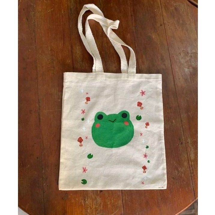 Sacola Ecobag com Desenho de Sapo | Shopee Brasil