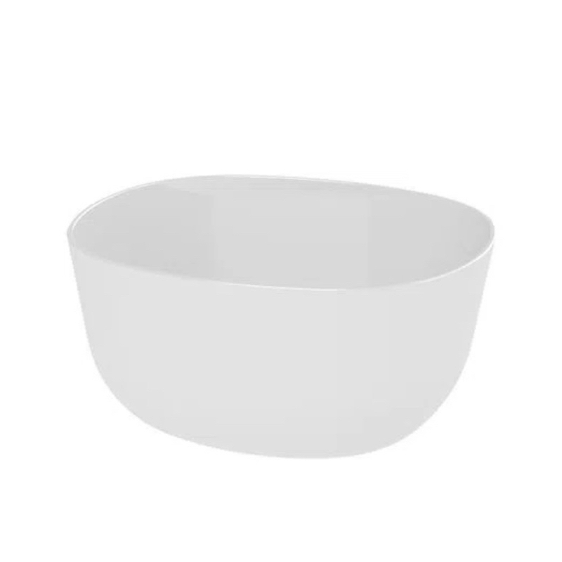 Tigela Retangular de Plástico Verde New Plastic 350ml 12x10,2x5,7cm ...