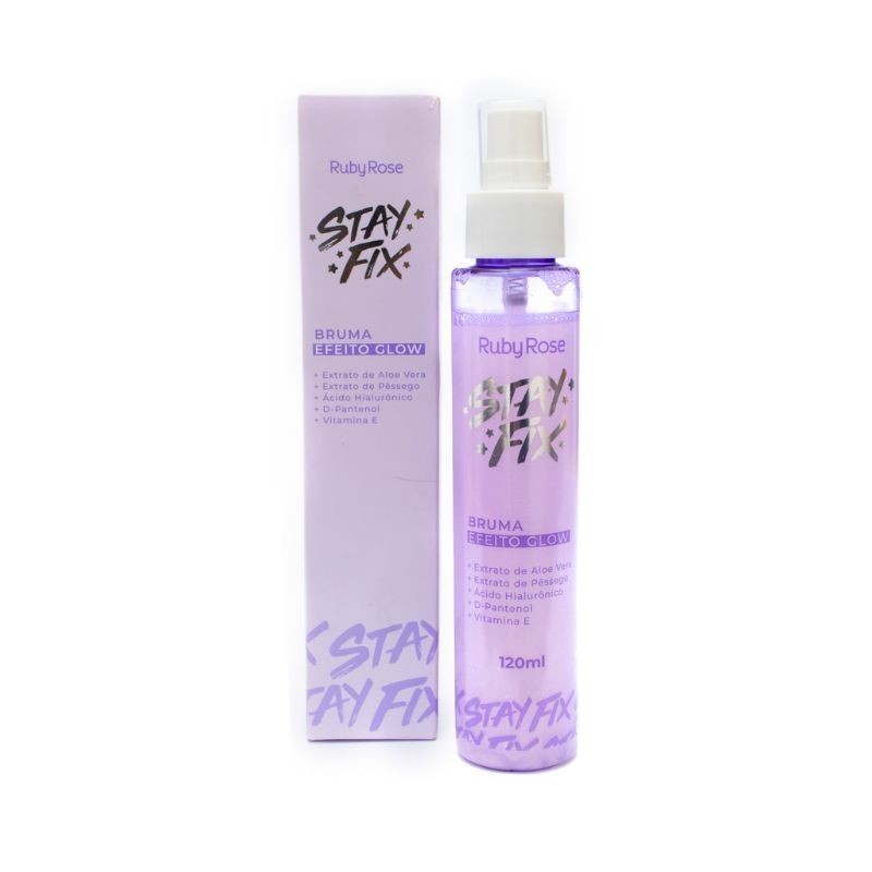 Bruma Fixadora Efeito Glow Stay Fix Ruby Rose HB341 | Shopee Brasil
