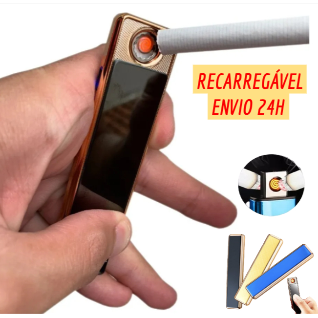 Isqueiro Portatil Esqueiro Eletrico Isqueiro Esqueiro | Shopee Brasil