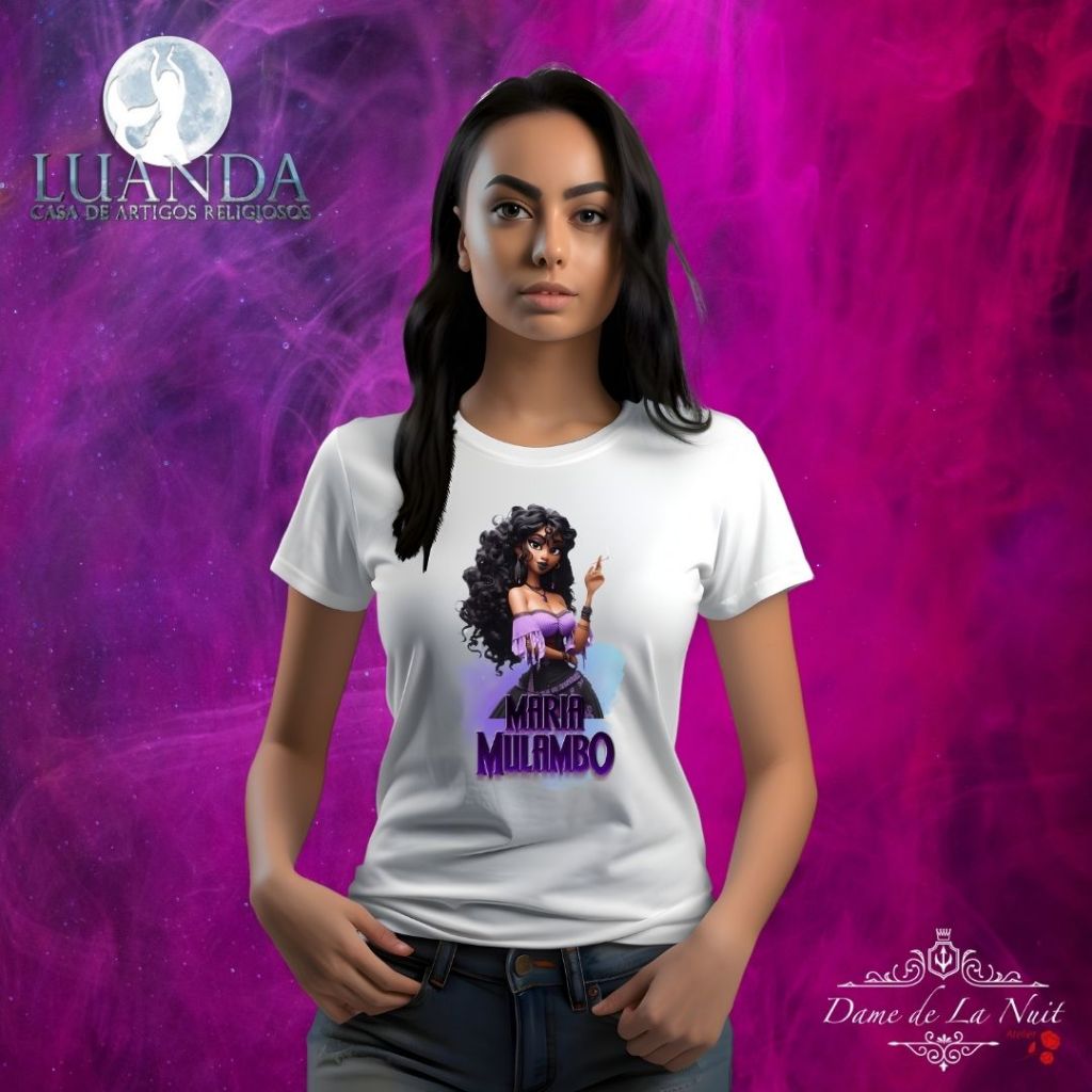 Camiseta Baby Look - Maria Mulambo | Shopee Brasil