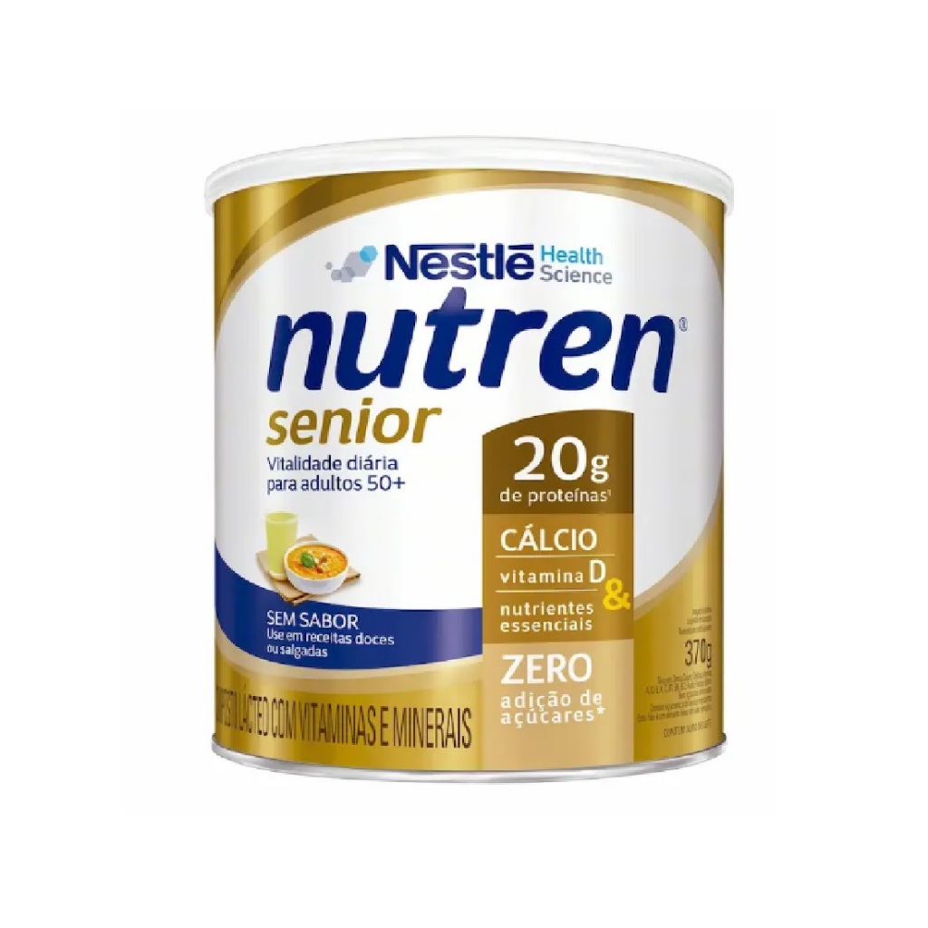 Multi-pack Suplemento Alimentar Nutren Senior S/ Sabor 370g - 3 Un ...