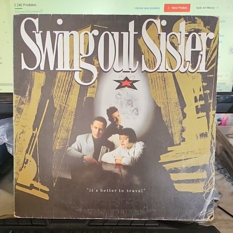 LP Swing Out Sister - It's Better To Travel | Shopee Brasil