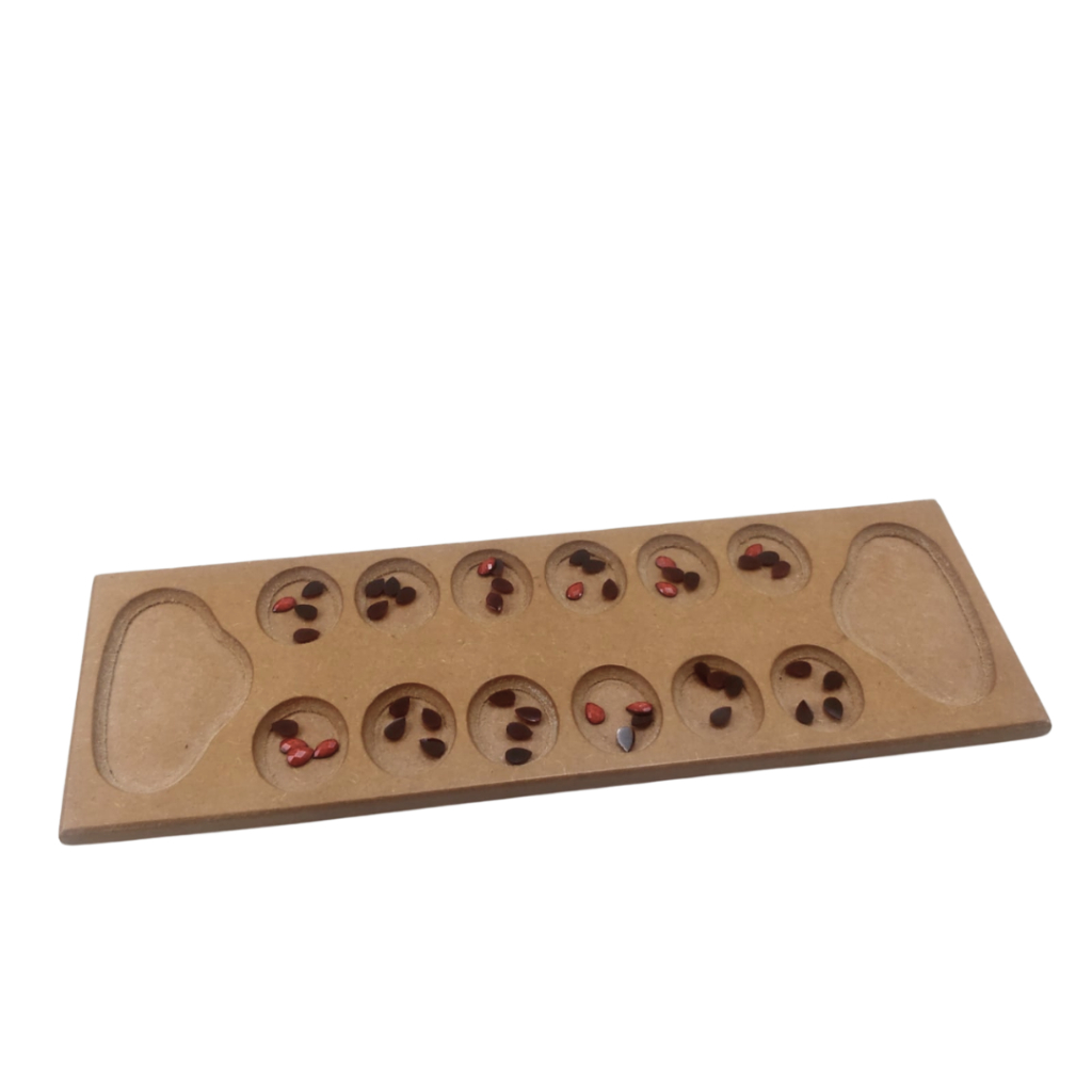 Mancala Jogo De Tabuleiro Em Madeira Estratégia Colheita MDF | Shopee ...