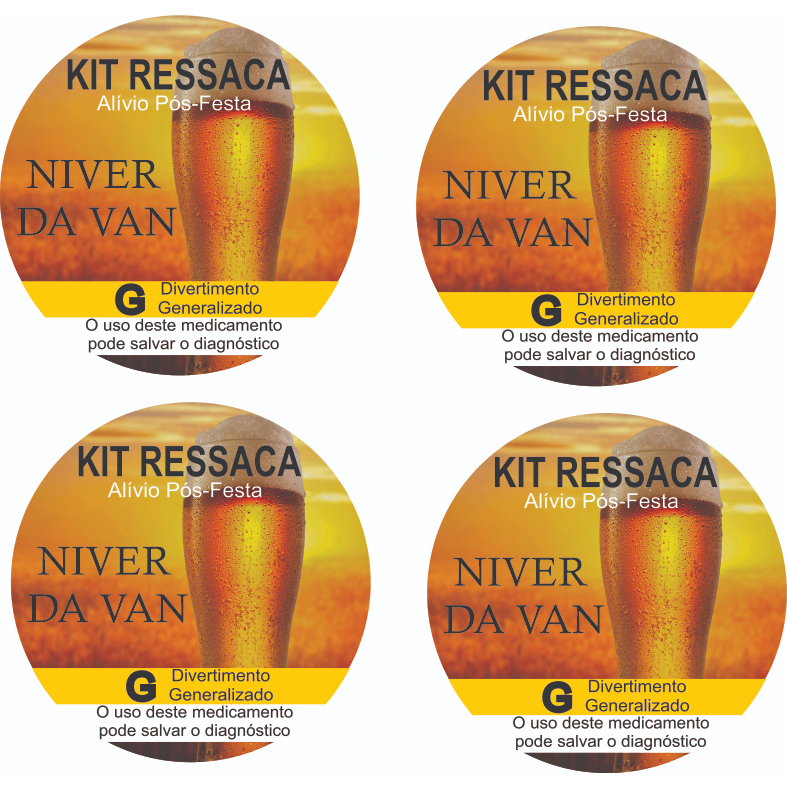 Adesivo Kit Ressaca novo modelo | Shopee Brasil