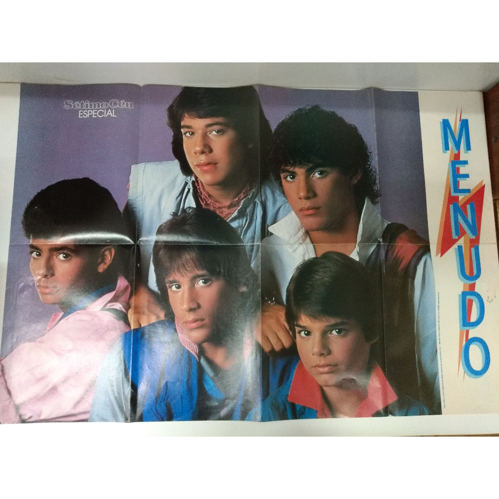Revista Pôster Menudo 7296 | Shopee Brasil