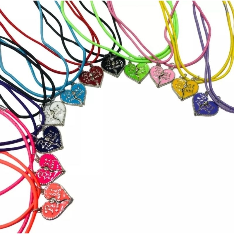 Kit 10 Pares de Colares Best Friends/Amizade Super Oferta!!! | Shopee ...