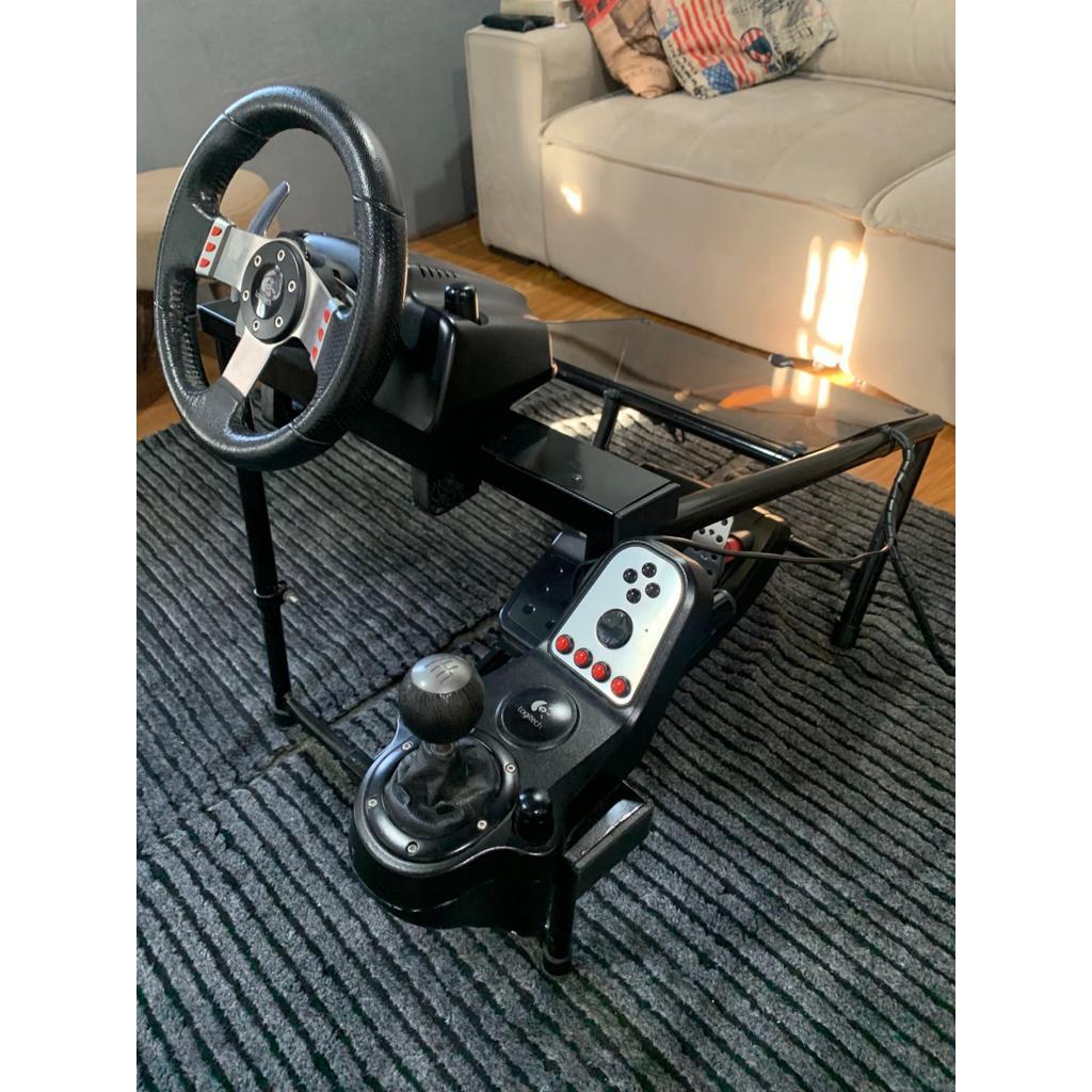 Simulador Cockpit Suporte Águia V3 P/ G27, G29, G920, G923, Logitech ...