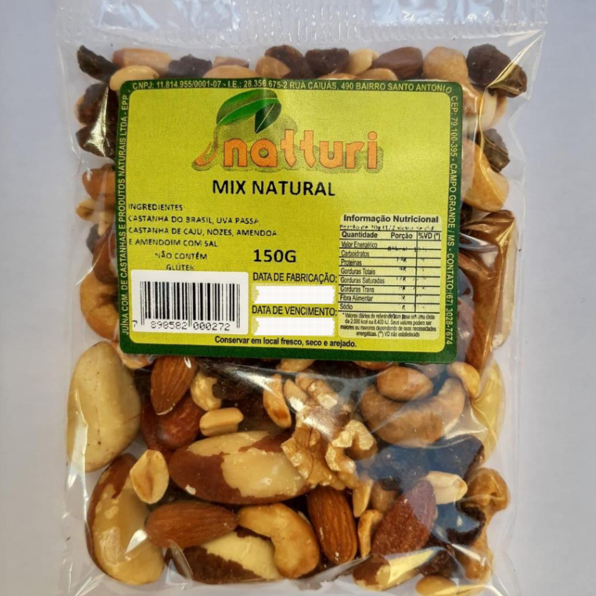 Mix de Grãos Sementes e Castanhas - Natturi | Shopee Brasil