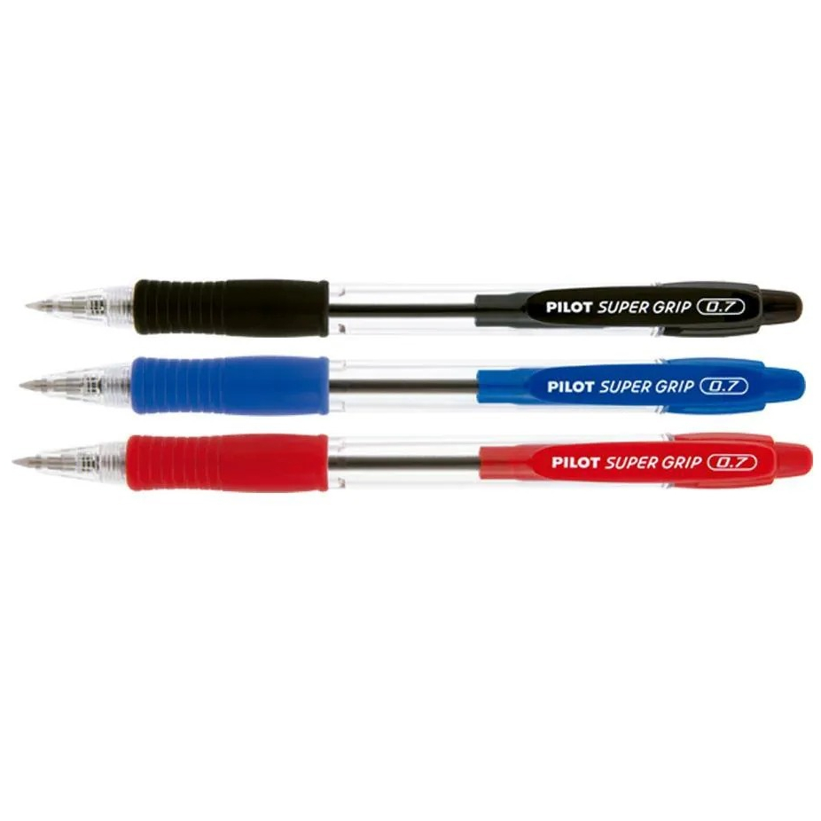 Caneta Pilot Retrátil Ponta Fina 0.7mm - BPGP Grip 10-R | Shopee Brasil