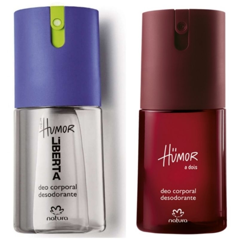 KIT DESODORANTE CORPORAL HUMOR LIBERTA E HUMOR A DOIS MASCULINO 100ML ...