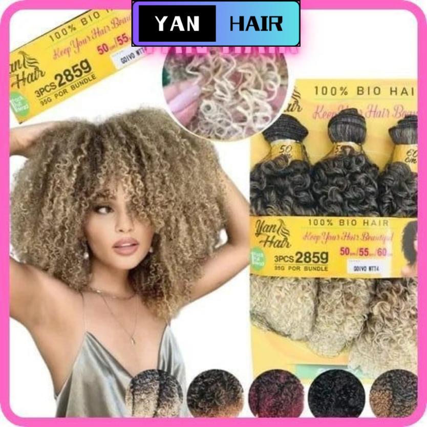 Yan Hair Cabelo Cacheado 60cm Goivo Lançamento 285g | Shopee Brasil