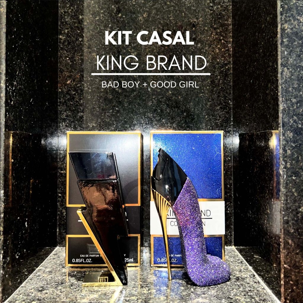 KIT Perfume King Brand Collection Casal | Shopee Brasil