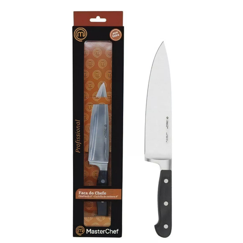 Faca Do Chef 8" Profissional Sultan - Masterchef | Shopee Brasil