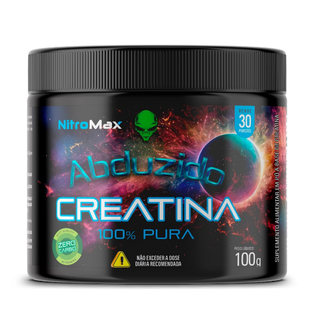 Creatina Abduzido 100g - Nitromax 100% Pura - Com Laudo | Shopee Brasil