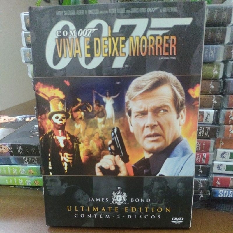 DVD 007 Viva e Deixe Morrer. DUPLO. ORIGINAL. | Shopee Brasil