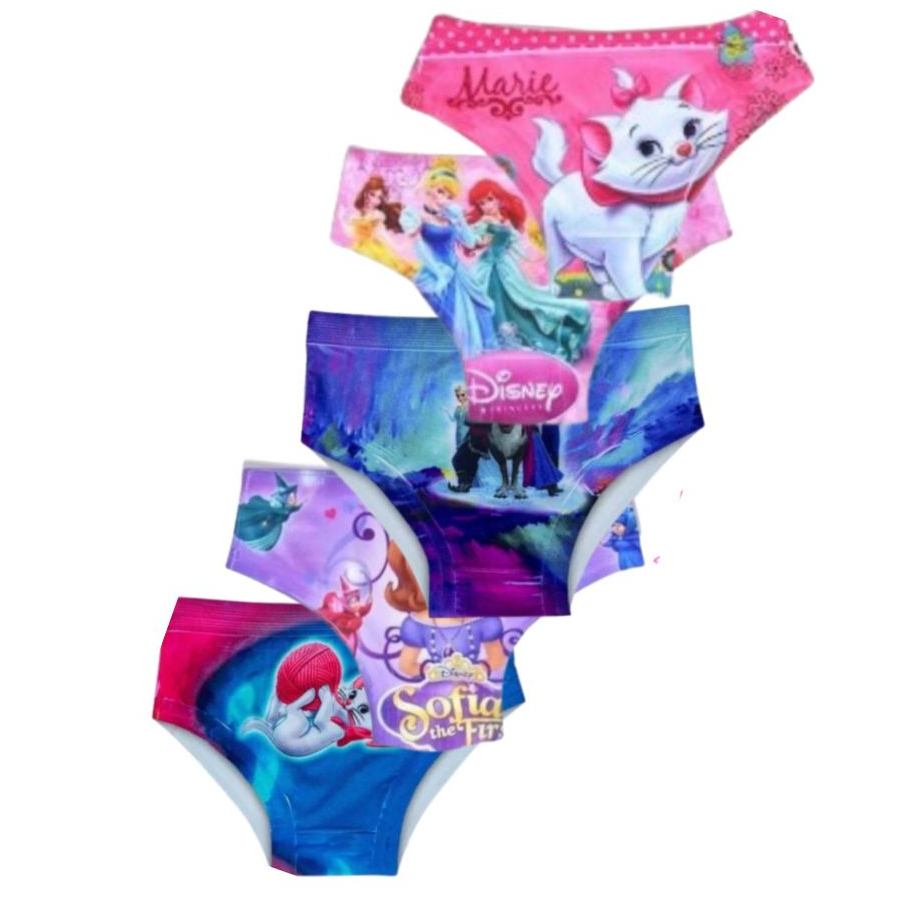 Kit 10 Calcinha infantil Diversas estampas - Faz a Boa!