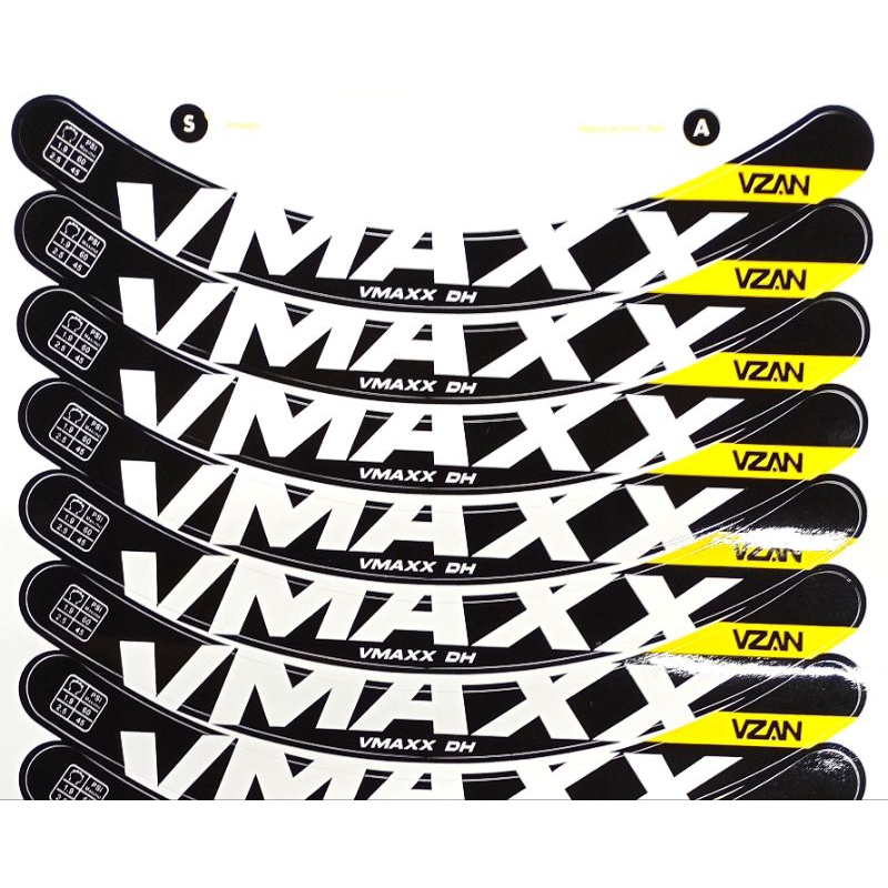 Cartela de Adesivos Aro Vmaxx Disco | Shopee Brasil