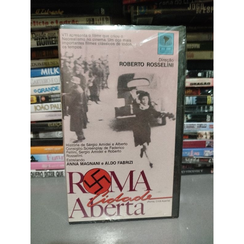 VHS Roma cidade aberta ( Lacrado) | Shopee Brasil