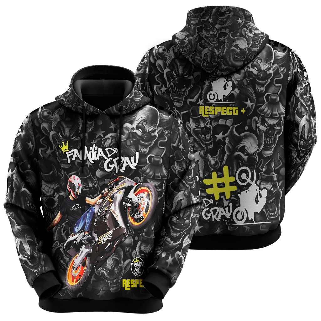 Blusa De Moletom Família Do Grau Moto 244 Escolha Cor | Shopee Brasil