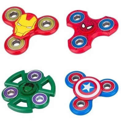 Marvel Fidget Spinner Com 04 Unidades | Shopee Brasil