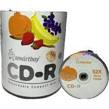 100 unidades de Mídia Virgem CD-R 52x 700mb 80min - Smartbuy | Shopee ...