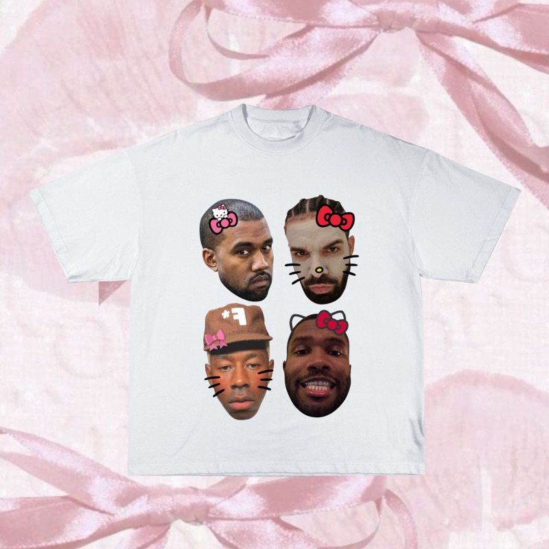 Camisa Vintage Coquette Kanye West, Drake, Tyler The Creator e Frank ...