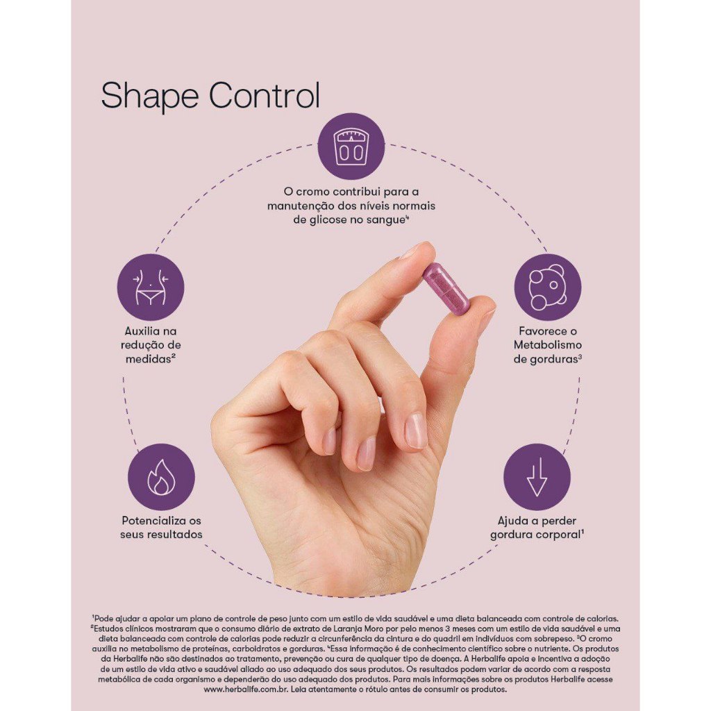 Capsula Shape Control Herbalife | Shopee Brasil