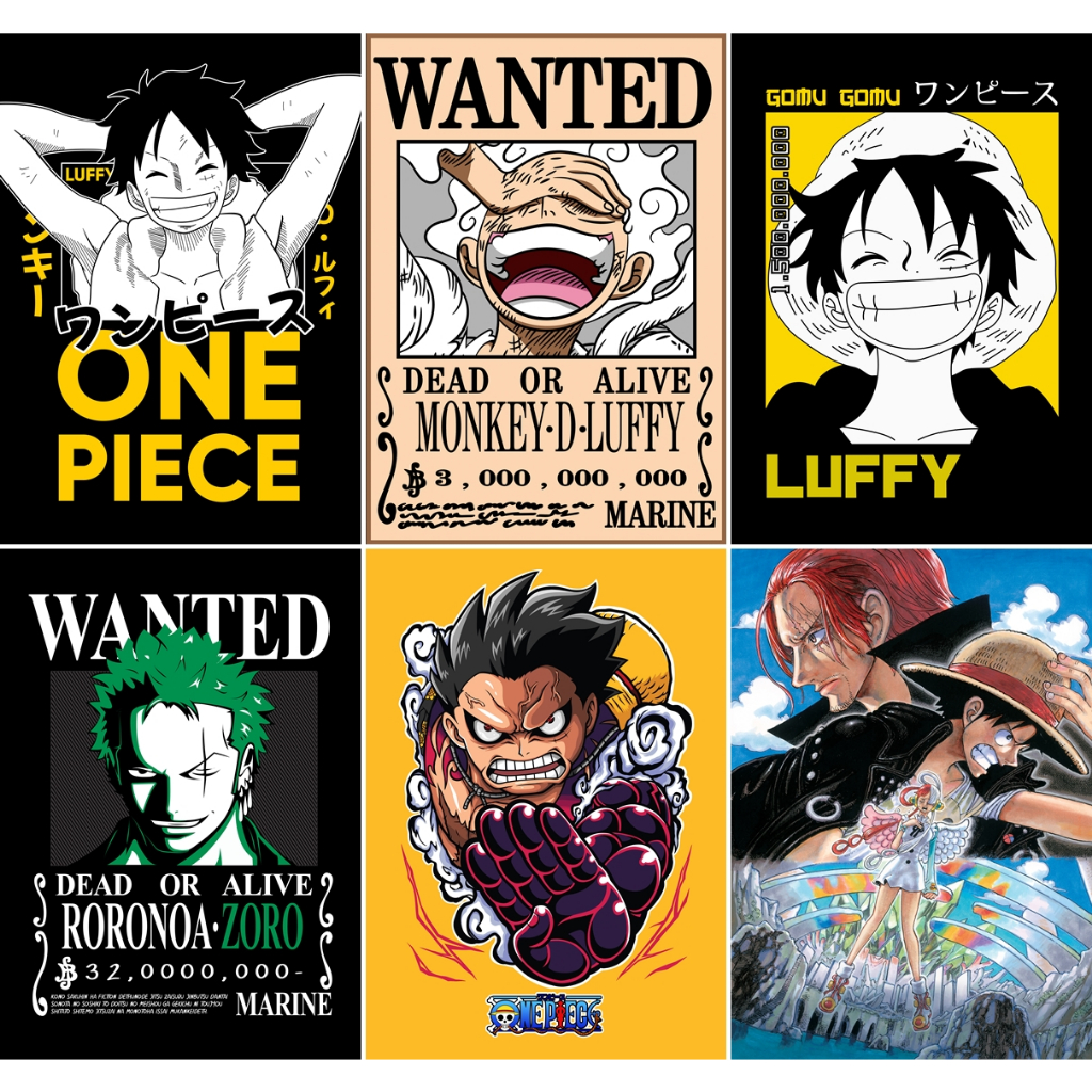 Placas Decorativas De Anime One Piece | Shopee Brasil