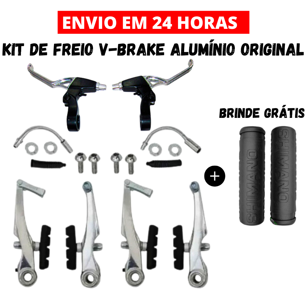 Kit Freio V Brake de Alumínio Orbital Completo Freio de Bicicleta ...