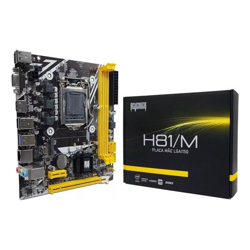 Placa Mãe Lga 1150 Intel H81 Ddr3 M.2 Nvme Usb 3.0 1000mbps | Shopee Brasil
