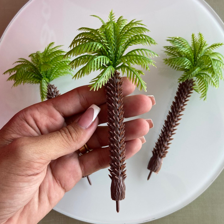 Mini Coqueiro 13 cm Enfeite Decorativo para Personalizados de Luxo ...