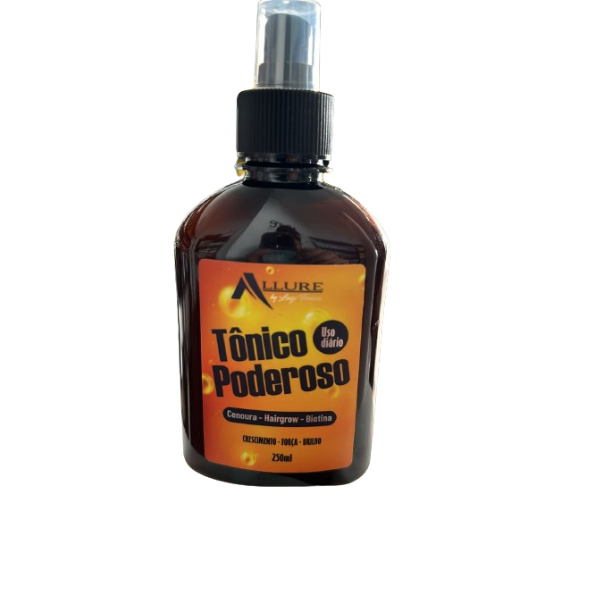 Tônico Poderoso crescimento forte e saudável dos fios | Shopee Brasil