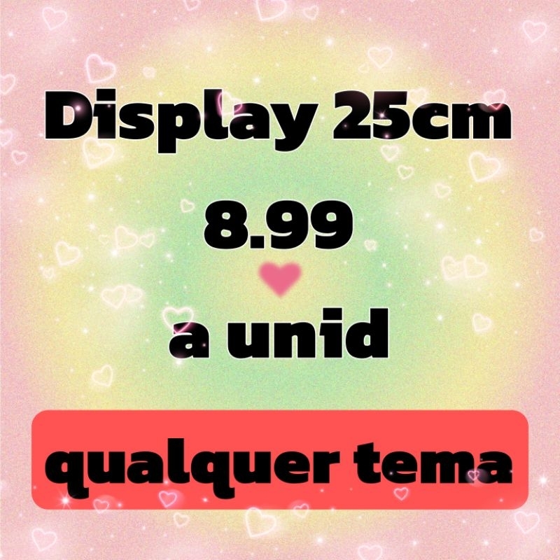 Display de mesa unitário 25cm | Shopee Brasil
