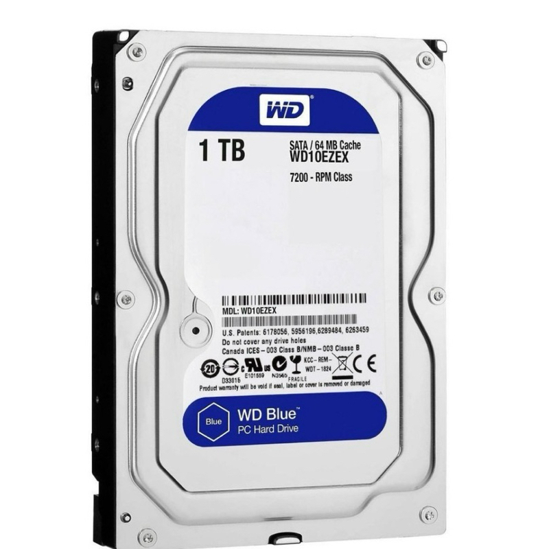 HD WD Blue 1TB, 3.5', SATA - WD10EZEX | Shopee Brasil