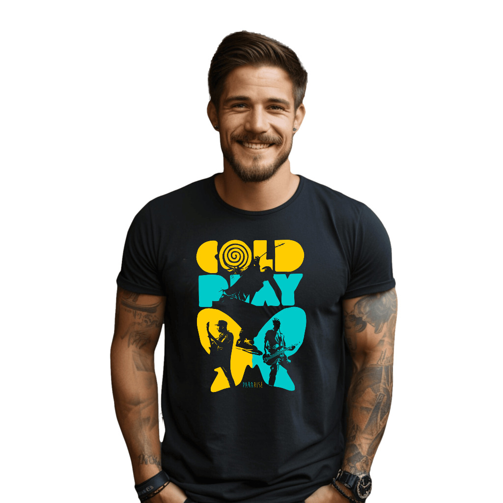 Camiseta Camisa Coldplay Masculina Preta Banda Rock Feminina | Shopee ...