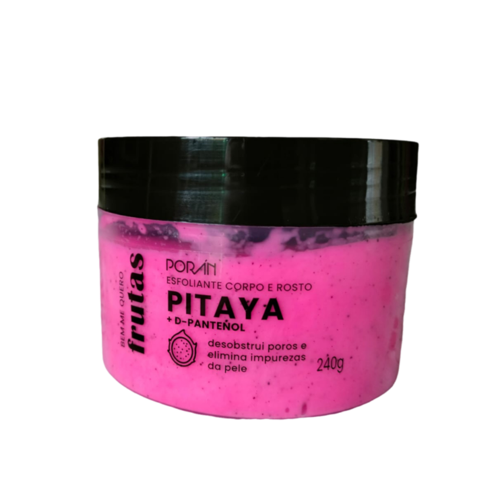 Esfoliante Pitaya Corpo e Rosto - Porán | Shopee Brasil