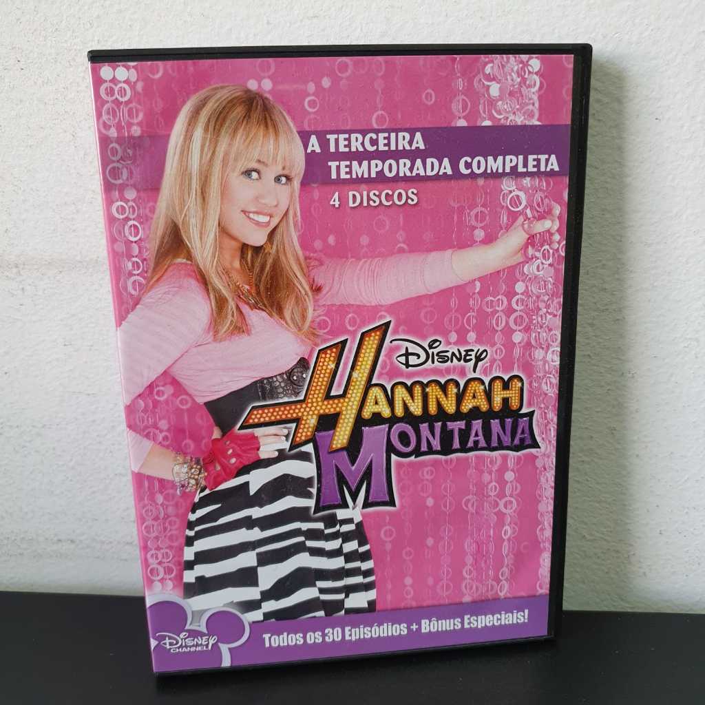DVD Hannah Montana 3ª Temporada Completa - Miley Cyrus Disney | Shopee ...