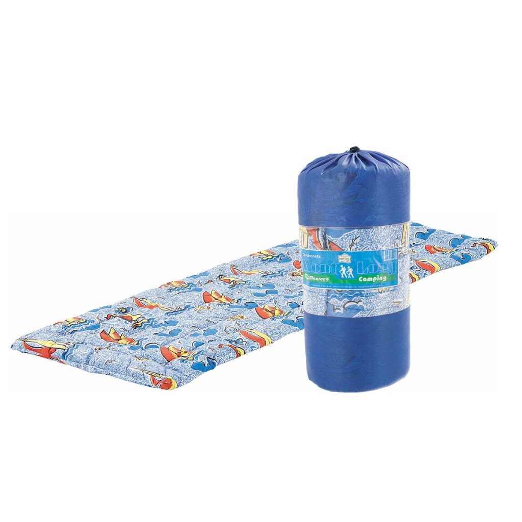 Colchonete Solteiro Camping Indivídual Para Acampamento Portátil Leve ...