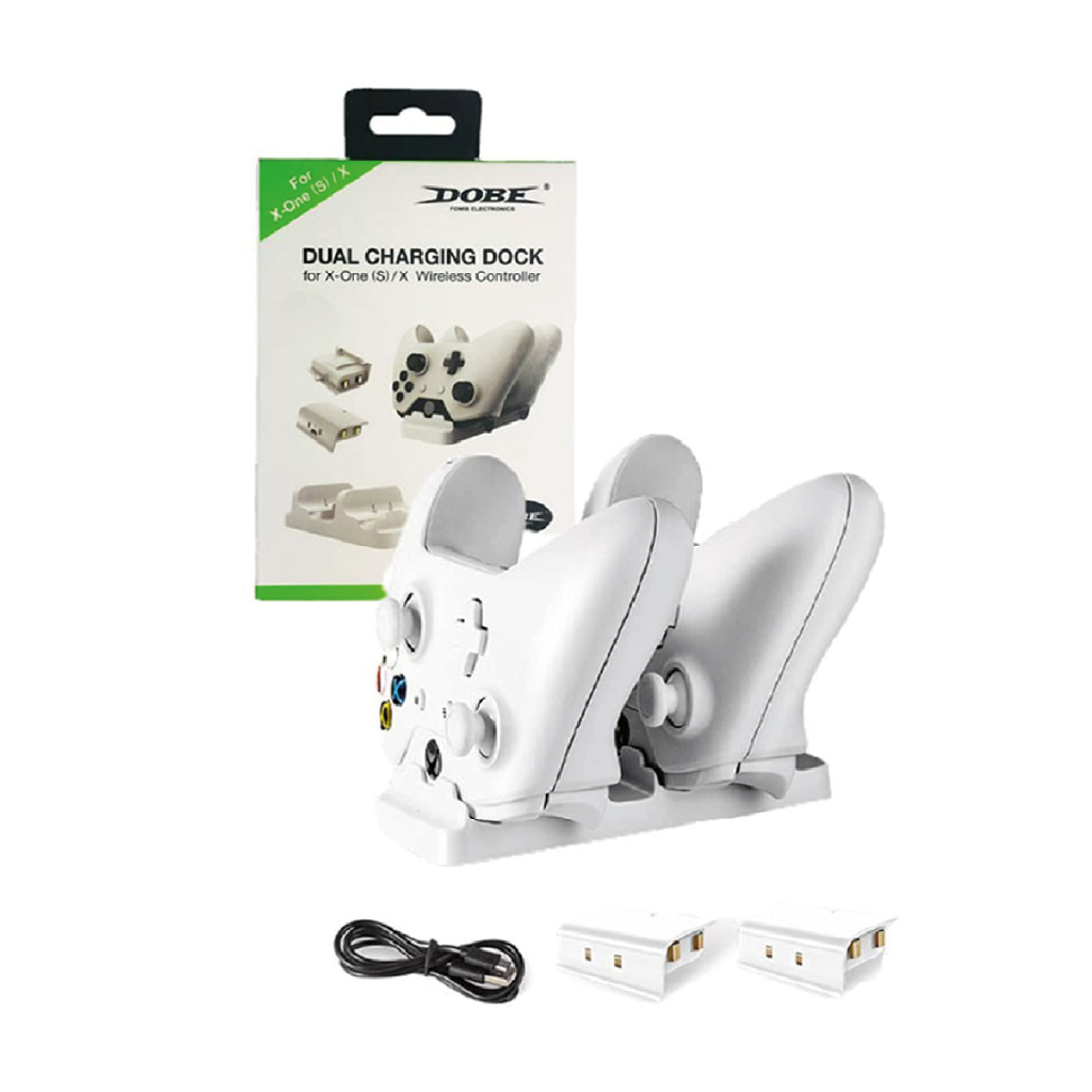 Base Dock Carregador para Controle Compatível com Xbox One S / X + 2 Baterias One Recarregáveis ...