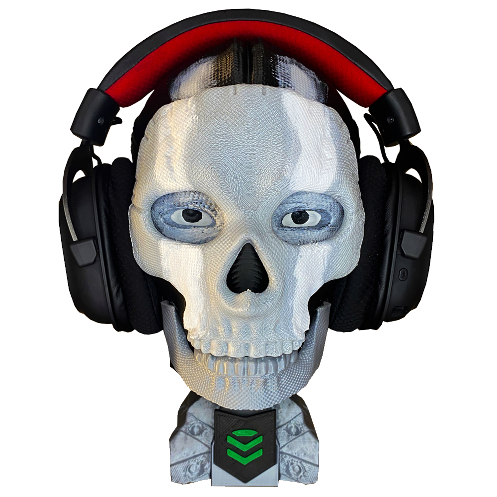 Suporte de Headset - Ghost Call of Duty Fone De Ouvido Gamer | Shopee ...