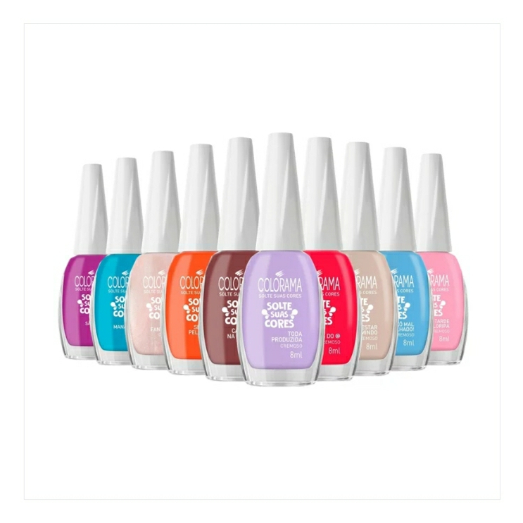 Kit c/ 10 Esmaltes Colorama Coleção Solte Suas Cores | Shopee Brasil