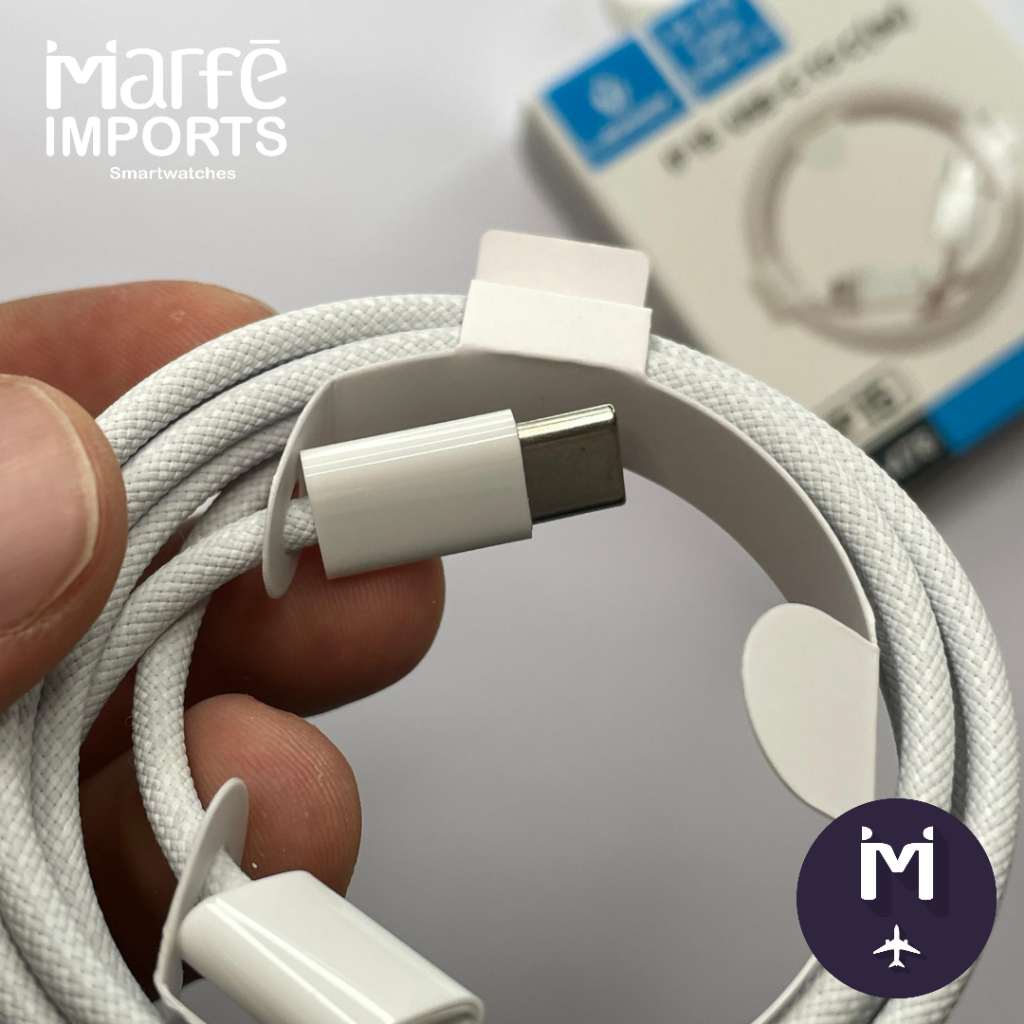 Cabo Carregador Turbo iPhone iPad iPod Tipo C - Lightning 1 Metro ...