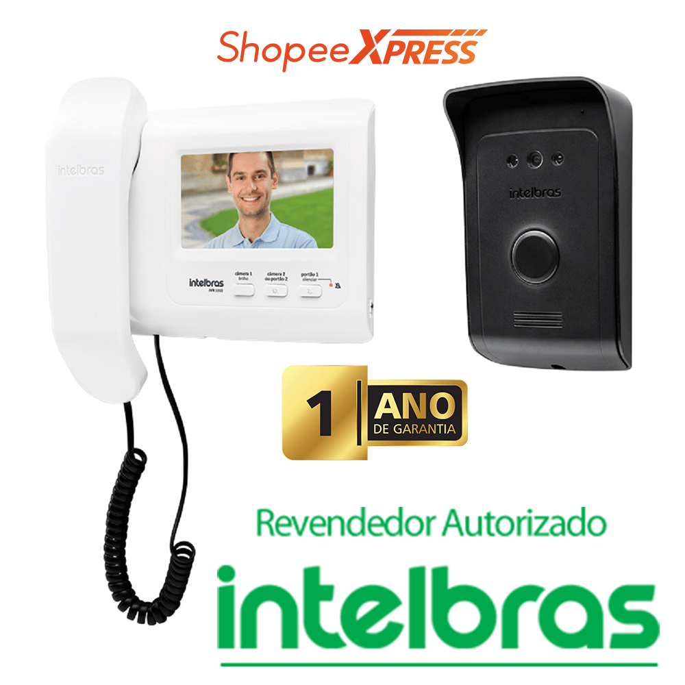 Vídeo Porteiro Intelbras IVR 1010 Monofone - com Visão NoturnaVídeo ...