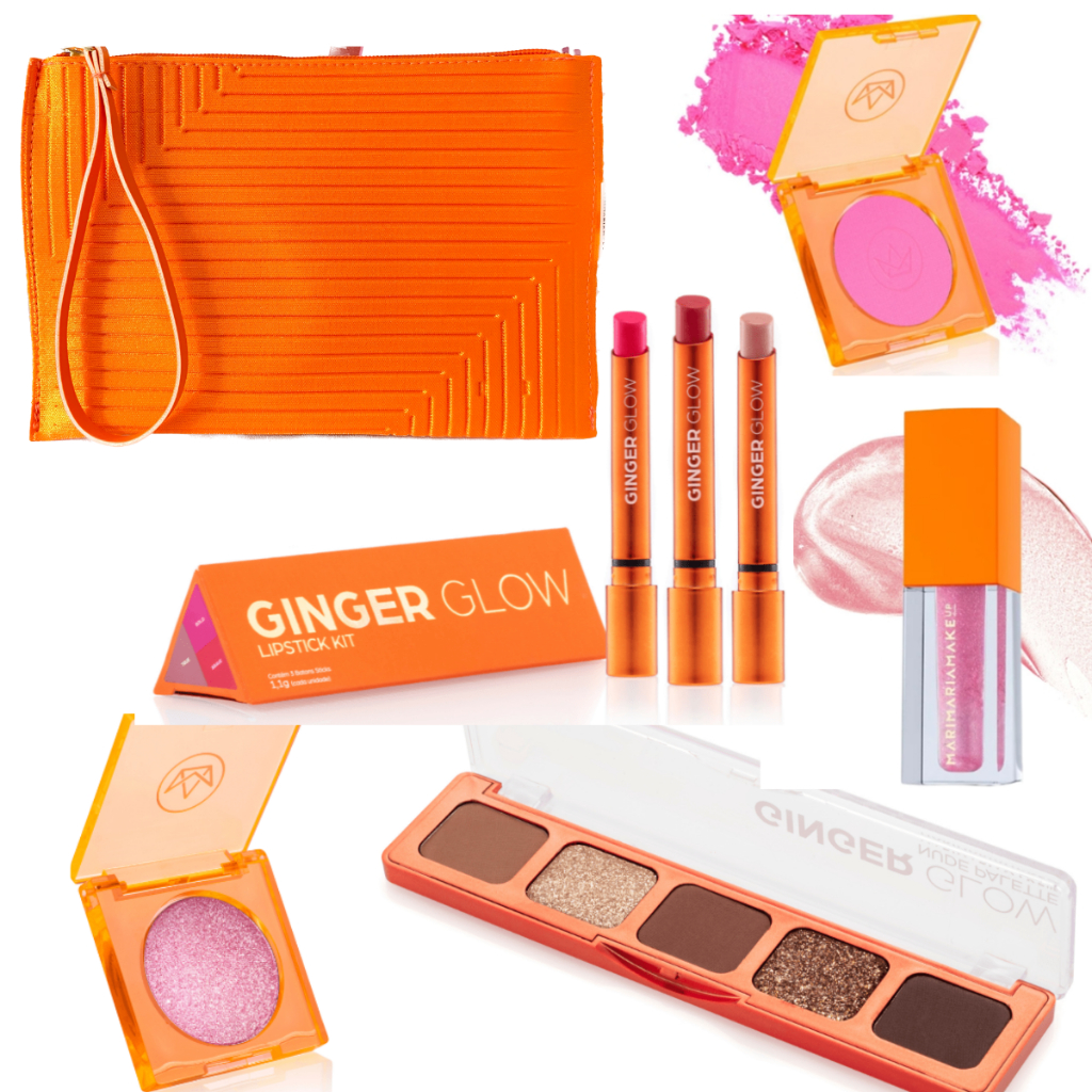 KIT 8 Produtos Coleção Ginger Glow Mari Maria Makeup | Shopee Brasil