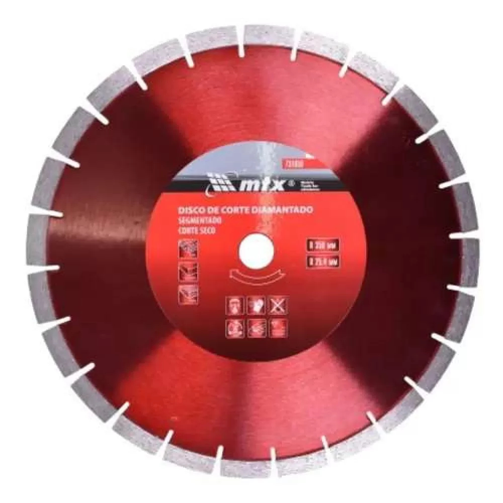Disco Diamantado 350mm Corte Seco ( Concreto / Asfalto ) Mtx Serra Clipper | Shopee Brasil