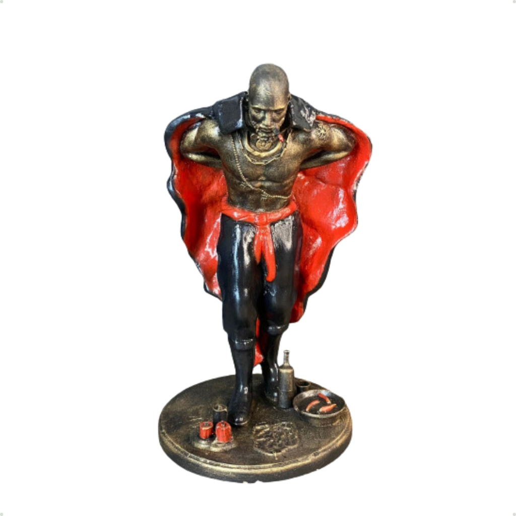 Exu Marabo Capa (P) 25cm - Resina - Umbanda Candomblé | Shopee Brasil