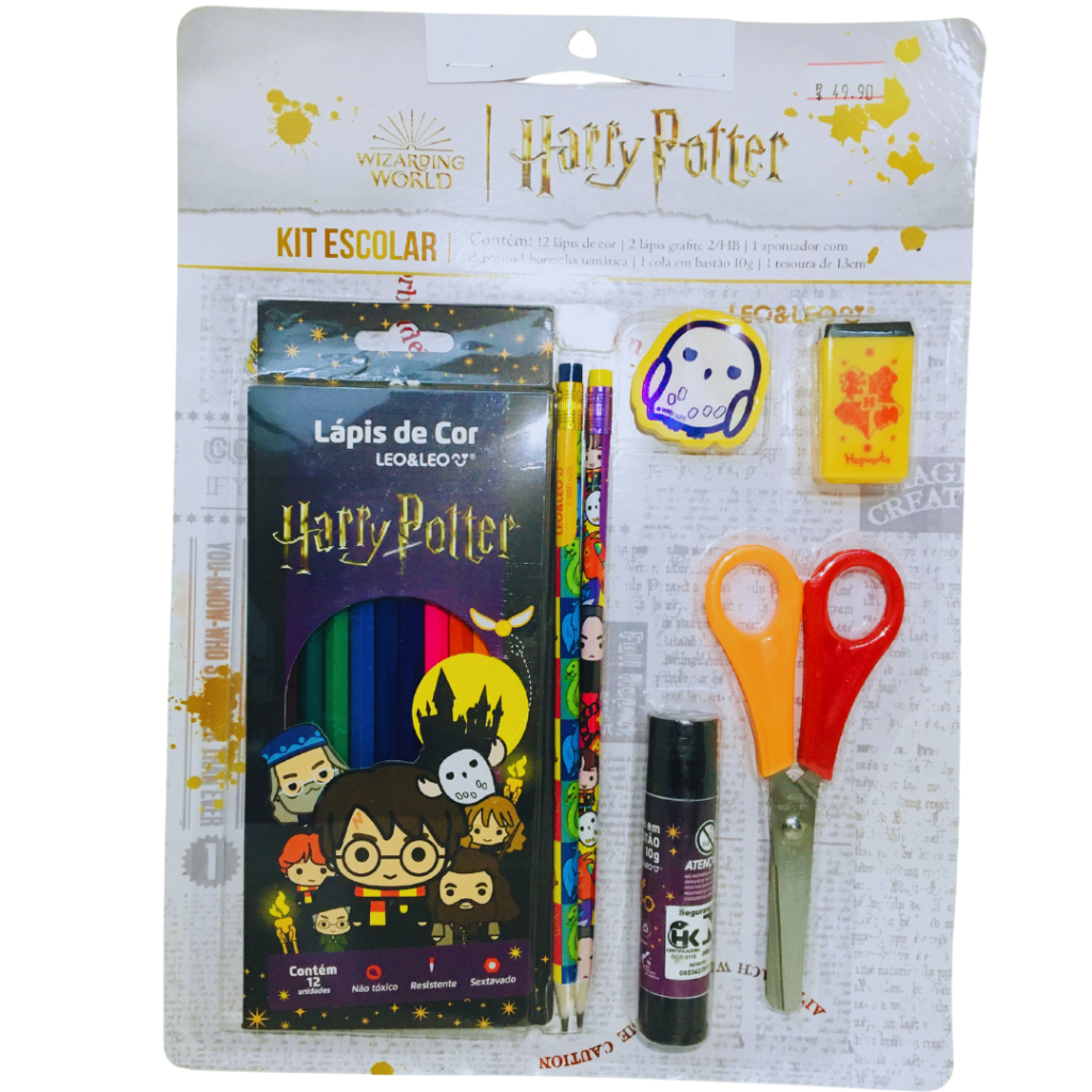 KIT ESCOLAR HARRY POTTER LEO E LEO | Shopee Brasil