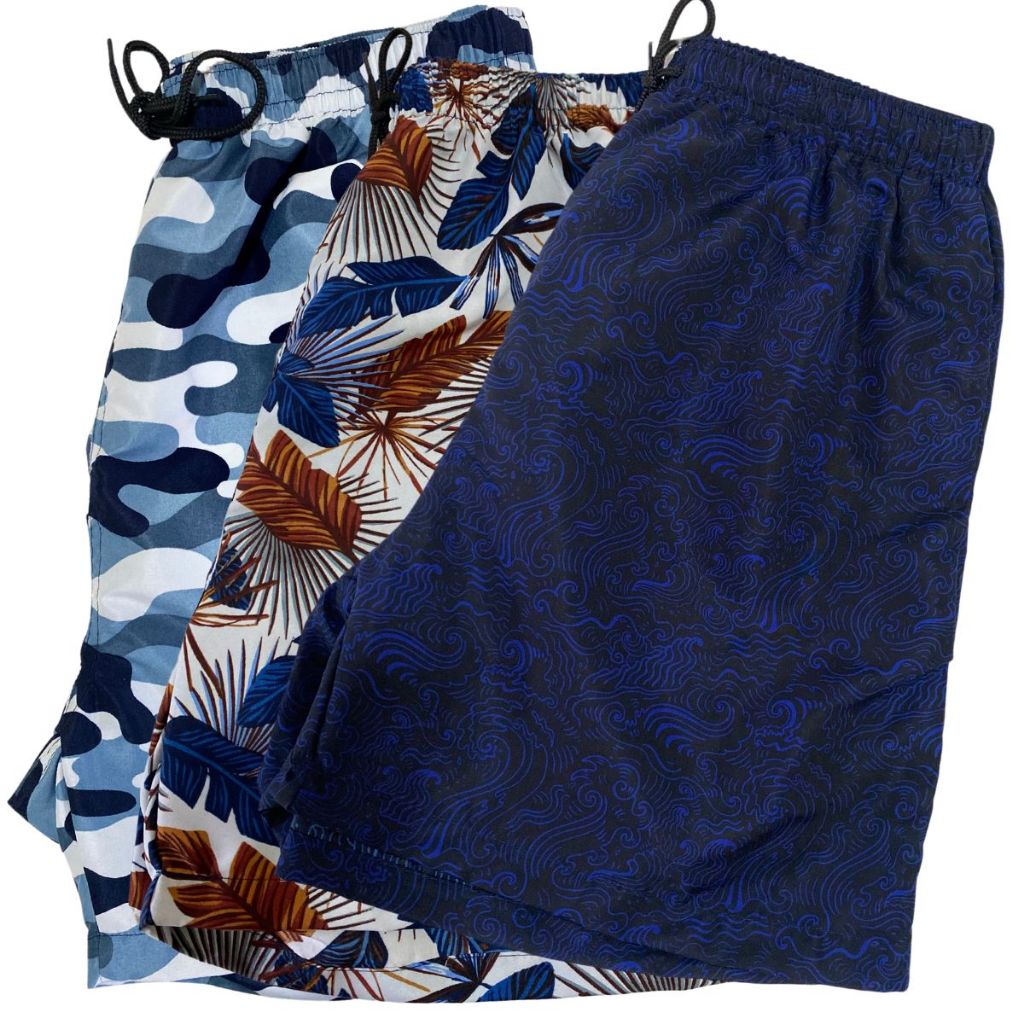 Bermuda Plus Size 3 Bolsos Academia Praia G1 G2 G3 G4 XGG Masculino ...