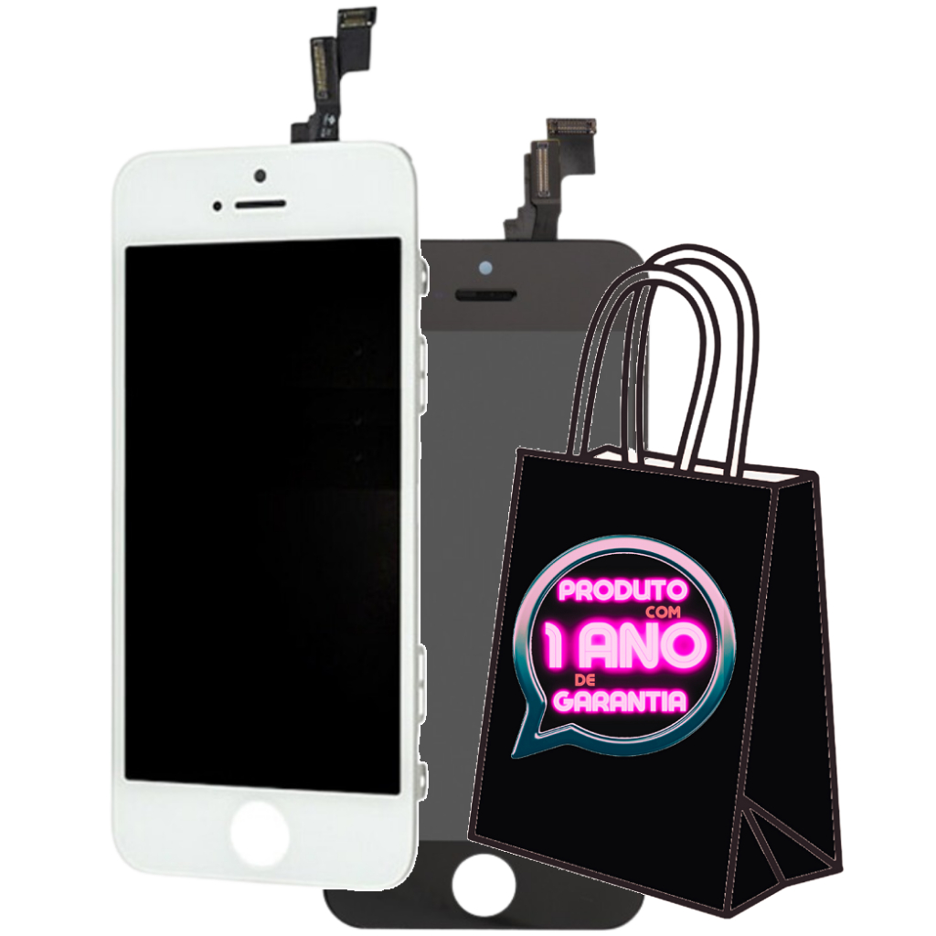 Tela Frontal Touch Display Lcd Compatível Com iPhone Se 2016 iPhone 5s + Envio Hoje! | Shopee Brasil